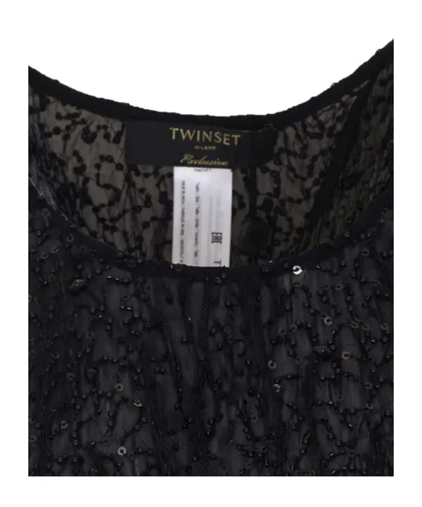 TWINSET Sequined Sleeveless Top