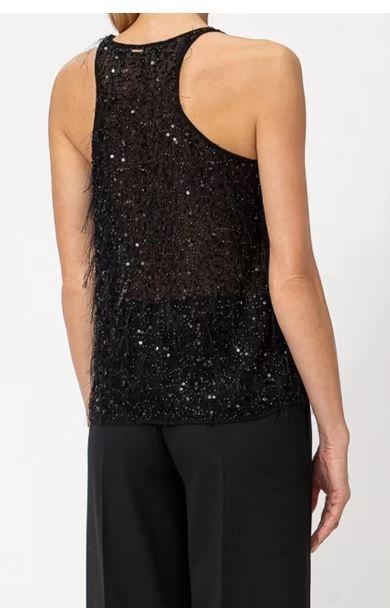 TWINSET Sequined Sleeveless Top