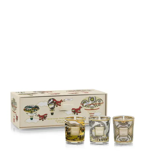 BAOBAB COLLECTION Trio Travel Candles Set