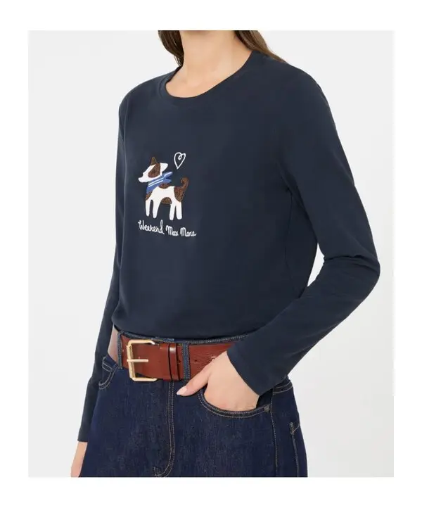 Max Mara Long-sleeved Jersey T-shirt