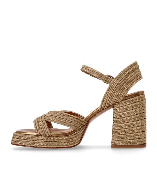 CastaÑer Valle 90mm Metallic-finish Sandals