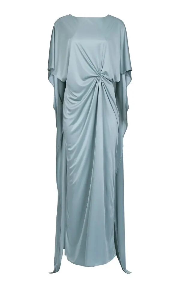 FRANCESCA MIRANDA Calma Draed Jersey Maxi Dress
