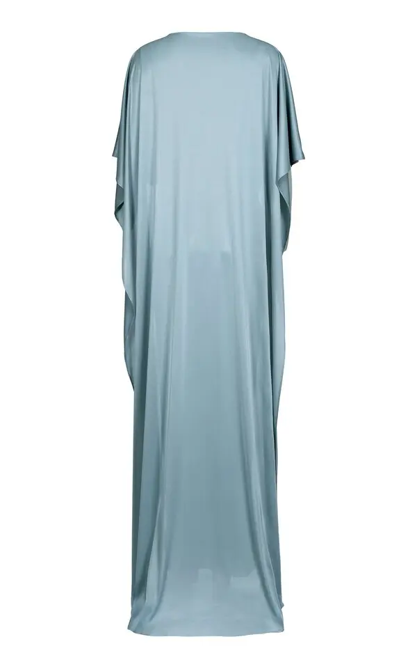 FRANCESCA MIRANDA Calma Draed Jersey Maxi Dress