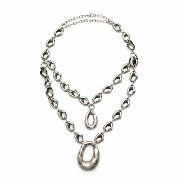 BY VIRGO Nuvia Necklace - Silver