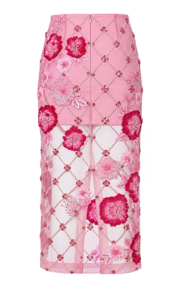 LA FUORI The Opal Midi Skirt
