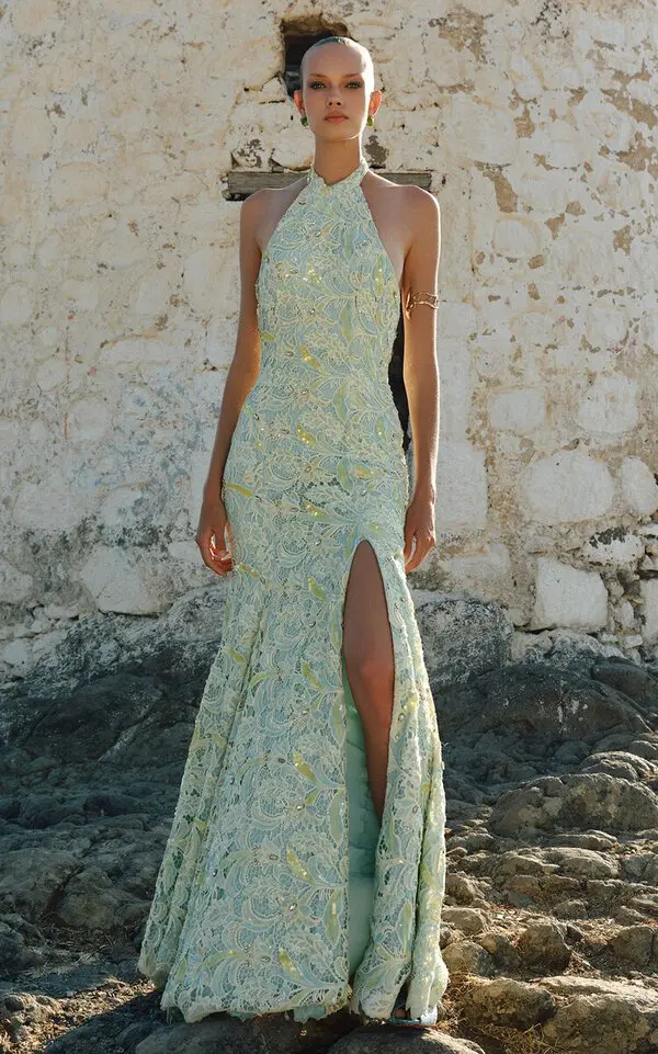 LA FUORI Isolde Cotton Maxi Dress