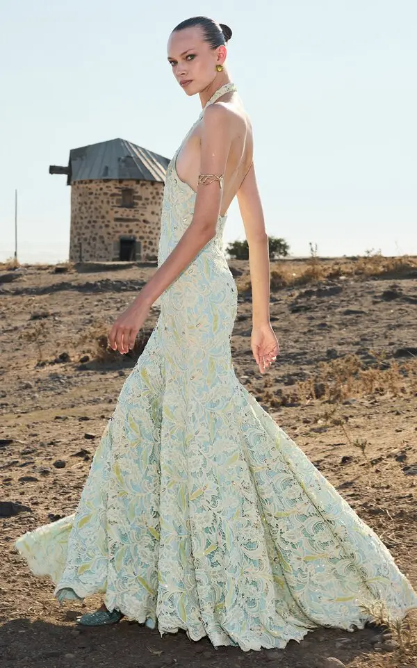 LA FUORI Isolde Cotton Maxi Dress