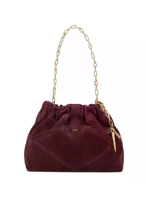 Ba&sh June Chain-link Suede Tote Bag