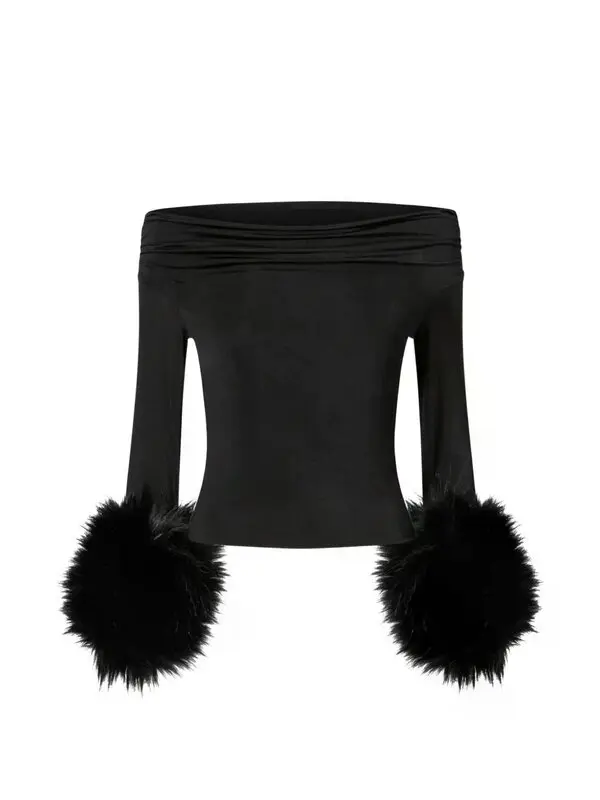 Andamane Tyla Faux-fur Cuff Sweater