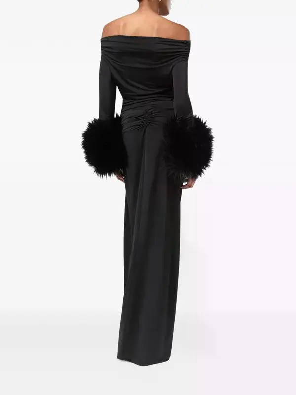 Andamane Tyla Faux-fur Cuff Sweater - Black