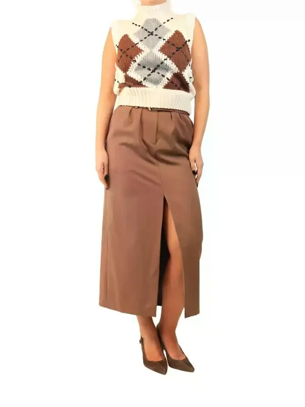 Ermanno Scervino Argyle-knit Vest