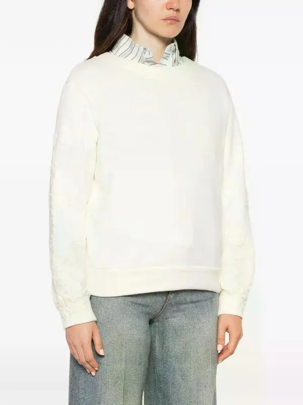 Ermanno Scervino Lace-embroidered Sweater