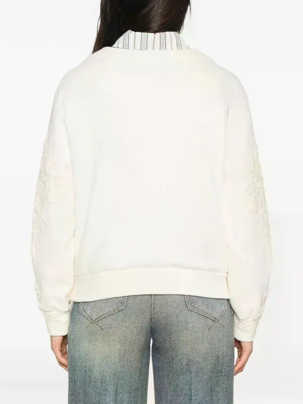 Ermanno Scervino Lace-embroidered Sweater