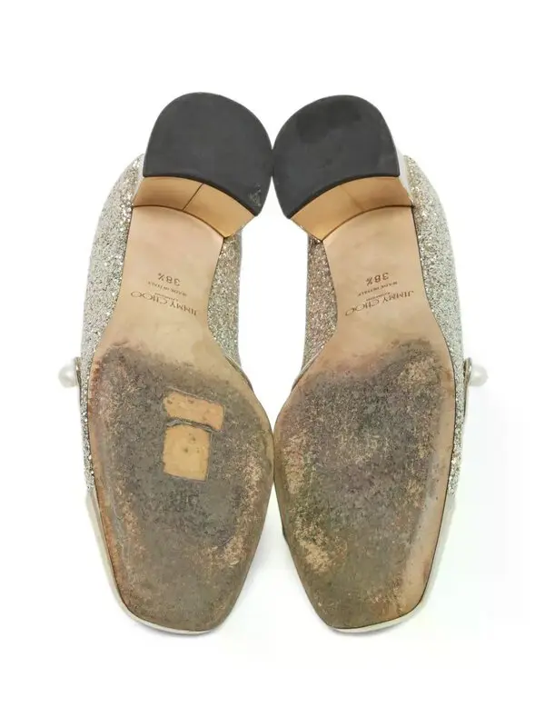 JIMMY CHOO Elisa Glitter Pumps