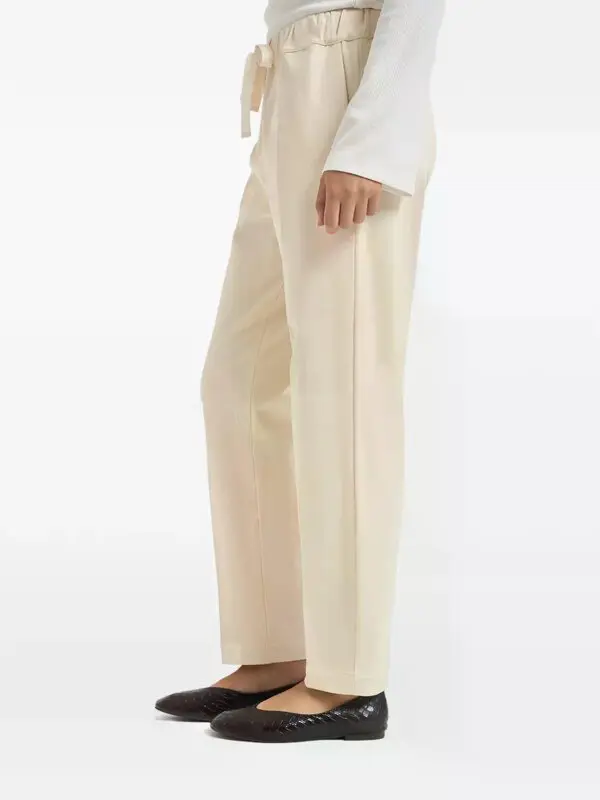 SEMICOUTURE Drawstring-waist Tapered Trousers
