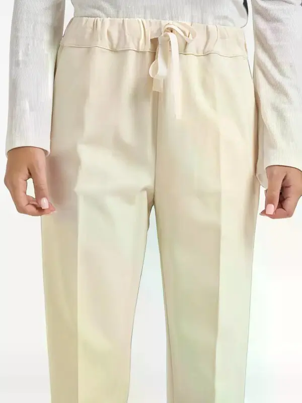 SEMICOUTURE Drawstring-waist Tapered Trousers