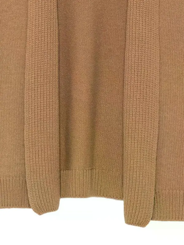 LE TRICOT PERUGIA Ribbed-knit Open-front Cardigan