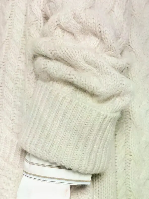 Ermanno Scervino Cable-knit Long Cardigan