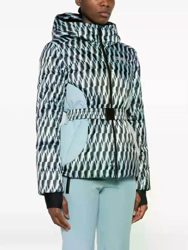 COLMAR Printed Belted Ski Jacket