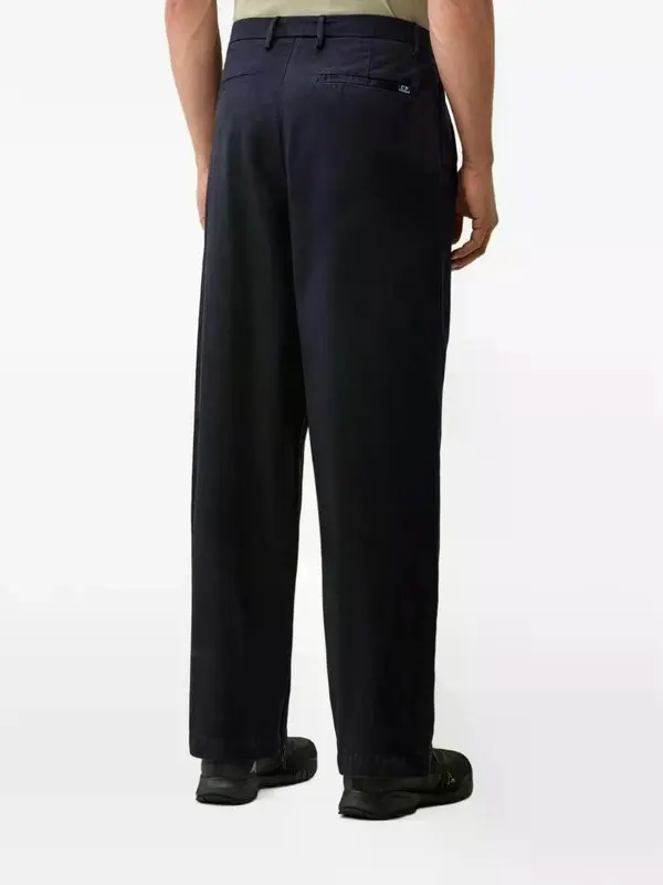 C.P. COMPANY Cotton Gabardine Boxy Pleats Pants