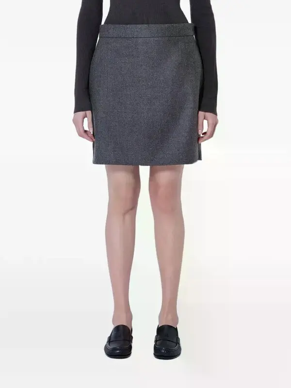 Max Mara Smooth-weave Wool Skirt