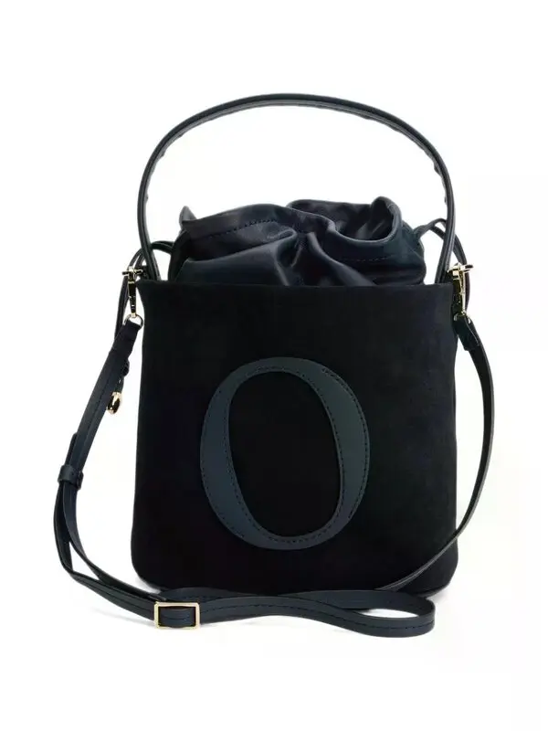 Orciani Her-o Logo-patch Suede Bucket Bag