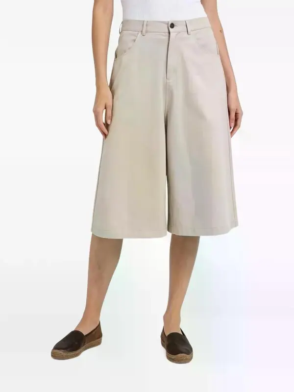 Brunello Cucinelli Wide-leg Cropped Trousers
