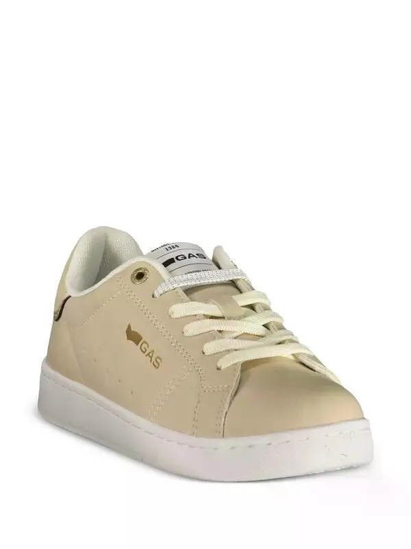 GAS Logo-print Lace-up Sneakers - Neutrals