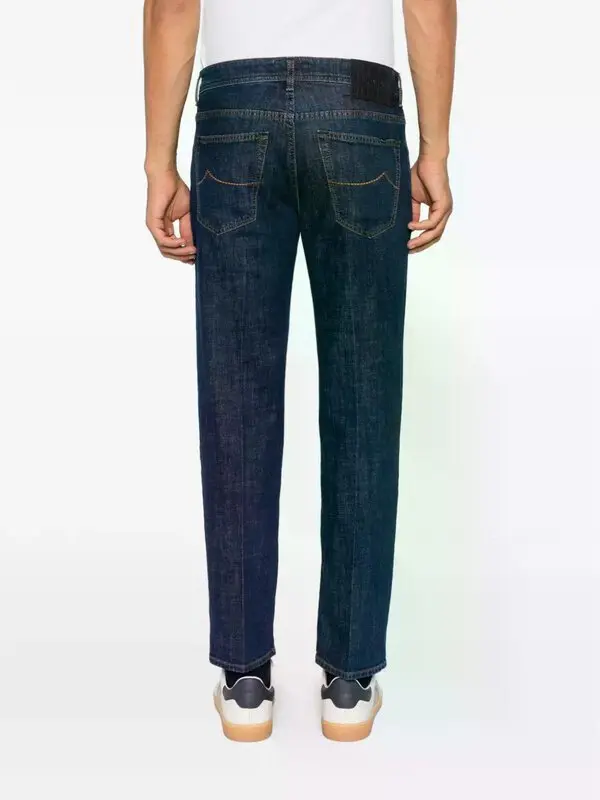 JACOB COHЁN Scott Slim-fit Cropped Jeans
