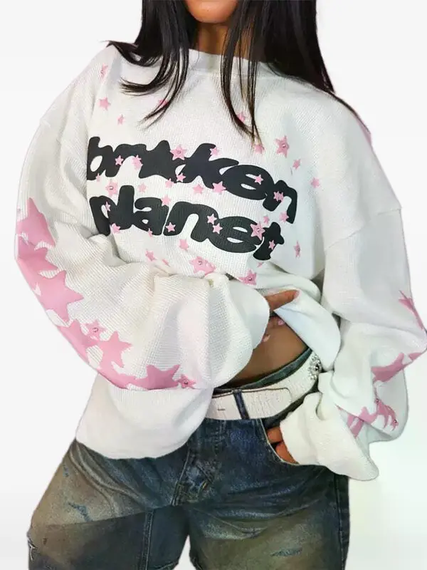 BROKEN PLANET Allstars Waffle-knit T-shirt