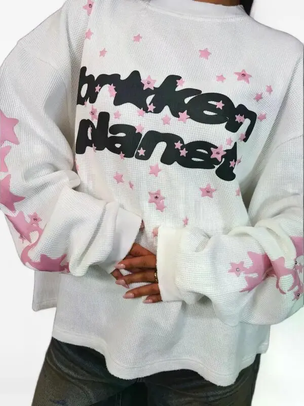 BROKEN PLANET Allstars Waffle-knit T-shirt