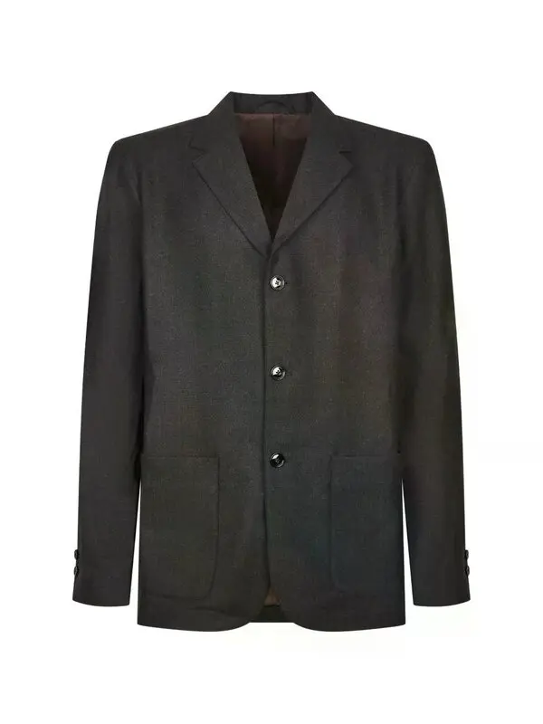 CELLAR DOOR Notched-lapels Single-breasted Blazer - Grey