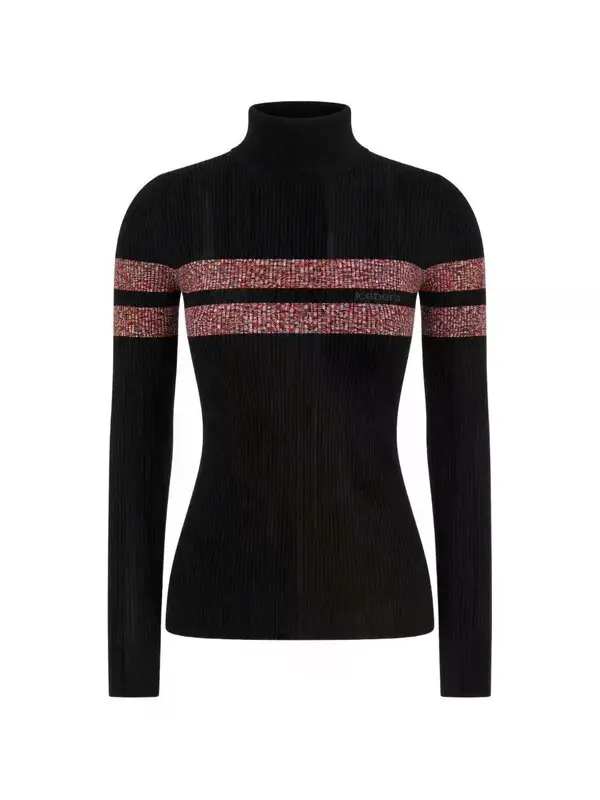 Iceberg Striped Ribbed-knit Sweater - Blue