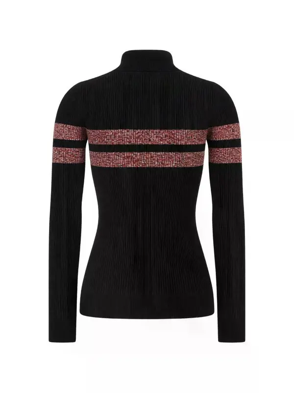 Iceberg Striped Ribbed-knit Sweater