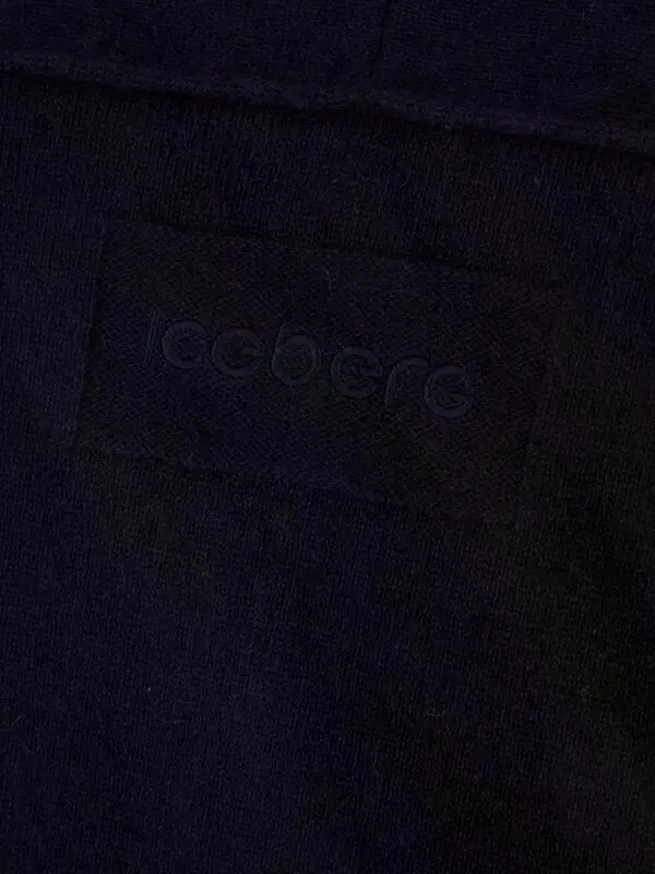 Iceberg Logo-embroidered V-neck Sweater