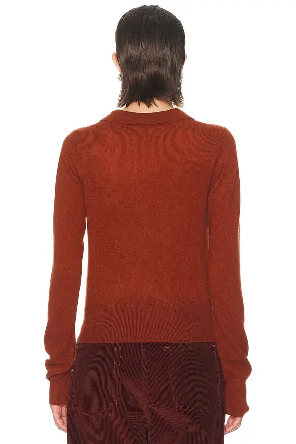 Eterne Vance Cashmere Sweater In Red