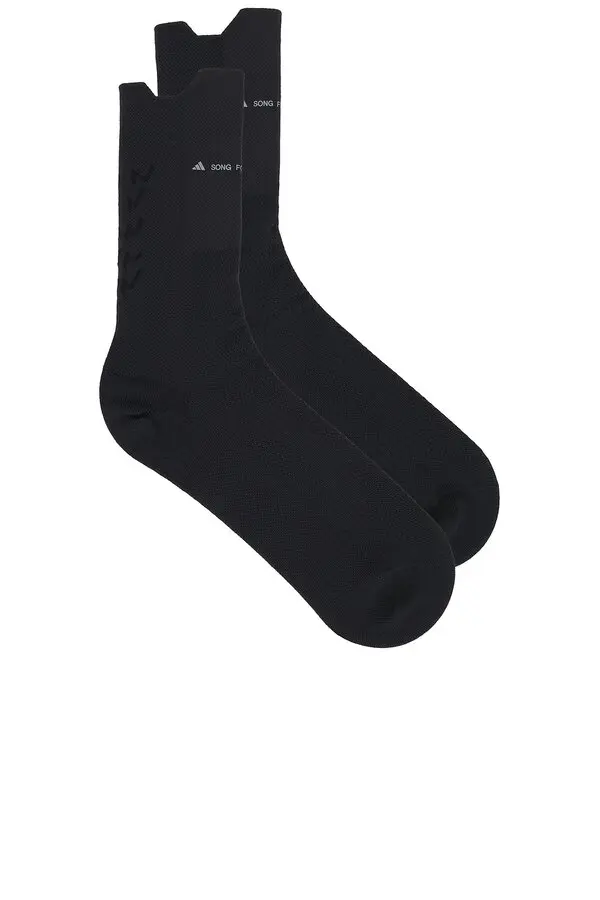 ADIDAS X SONG FOR THE MUTE Run Sock In Black - Carbon