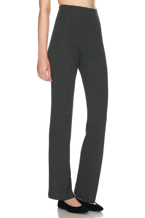 LESET Lauren Straight Leg Pant In Grey