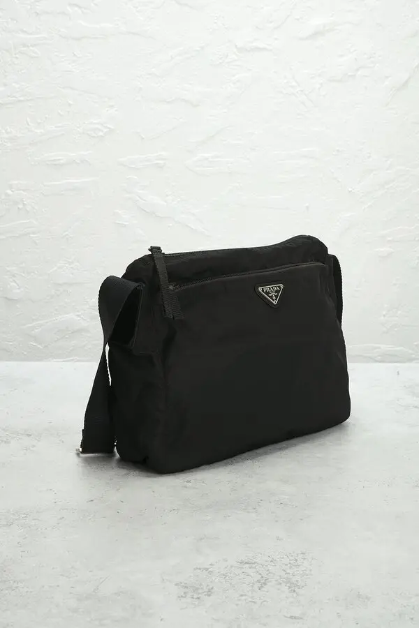 Prada Tessuto Flat Messenger Bag