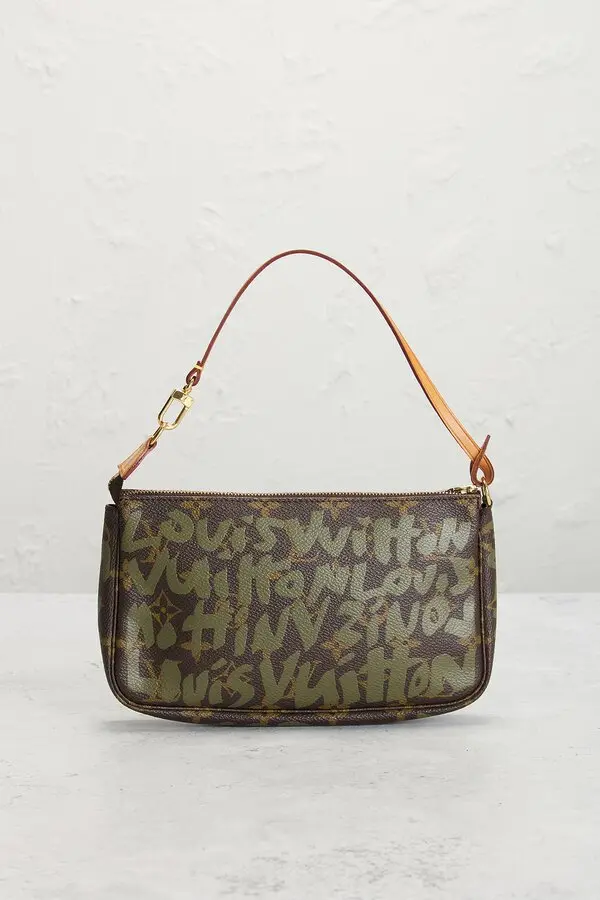 LOUIS VUITTON X Stephen Sprouse Monogram Graffiti Pochette Accessoires Shoulder Bag