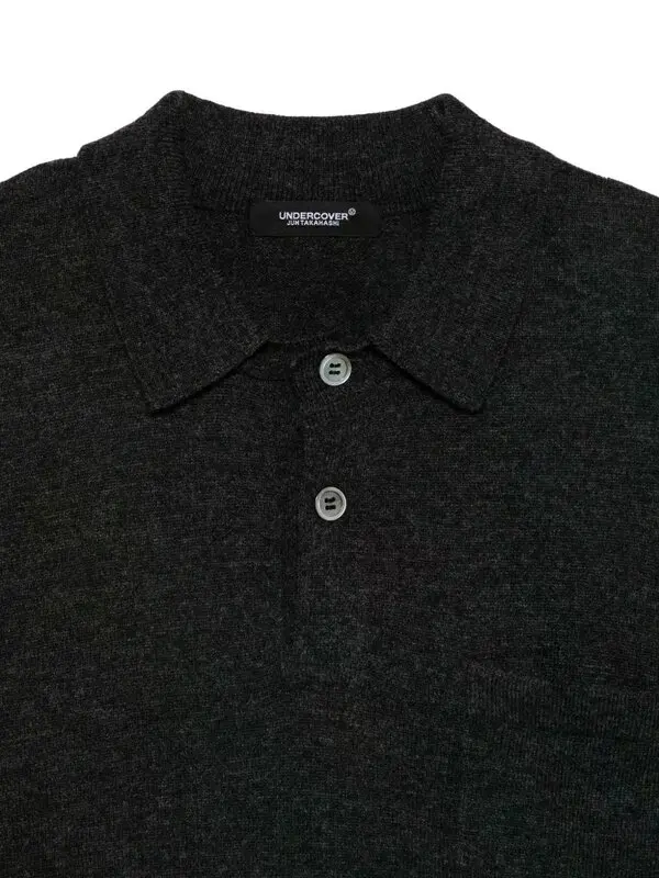 Undercover Button-up Polo Sweater
