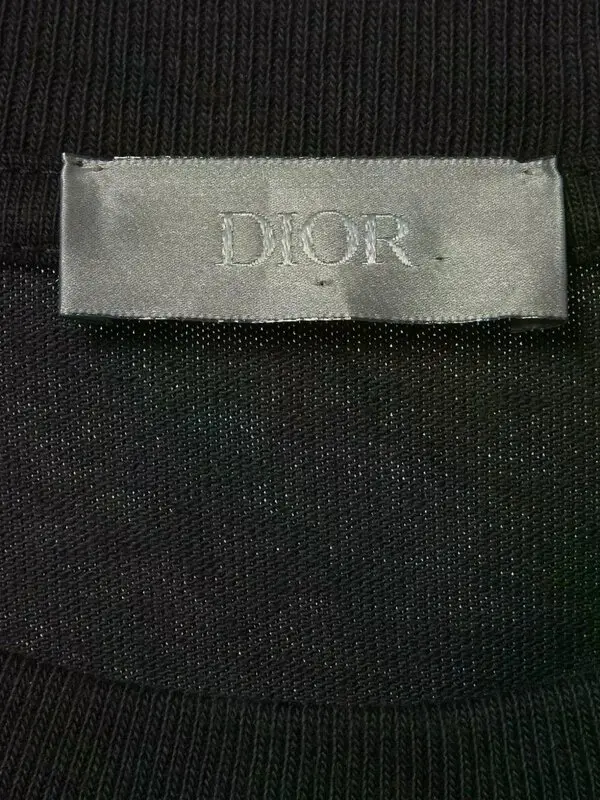 Dior Logo-embroidered Crew-neck T-shirt