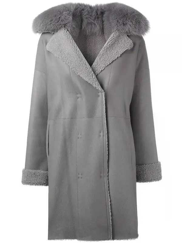 Guy Laroche Fur Collar Coat