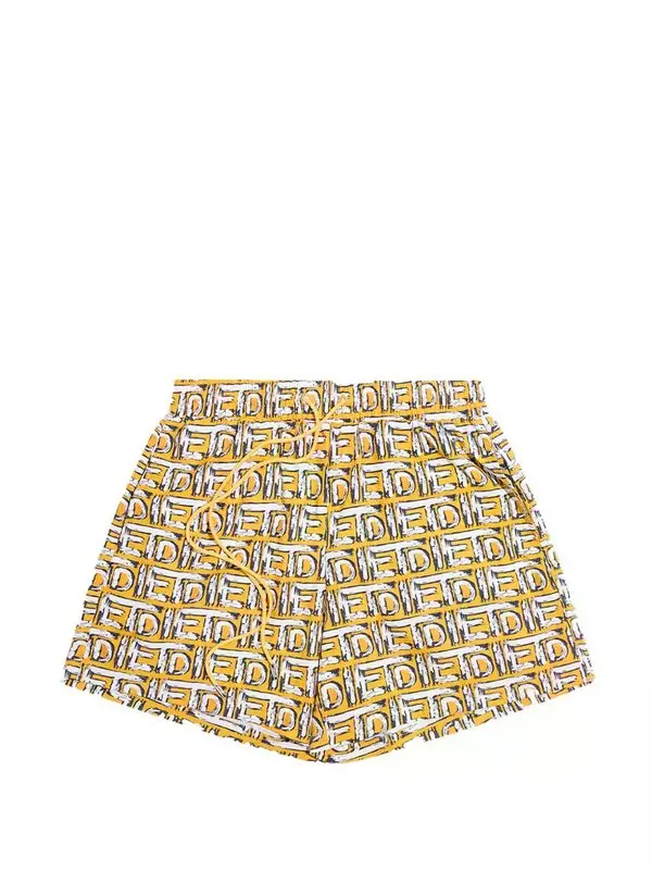 DIET STARTS MONDAY Scribble-print Shorts