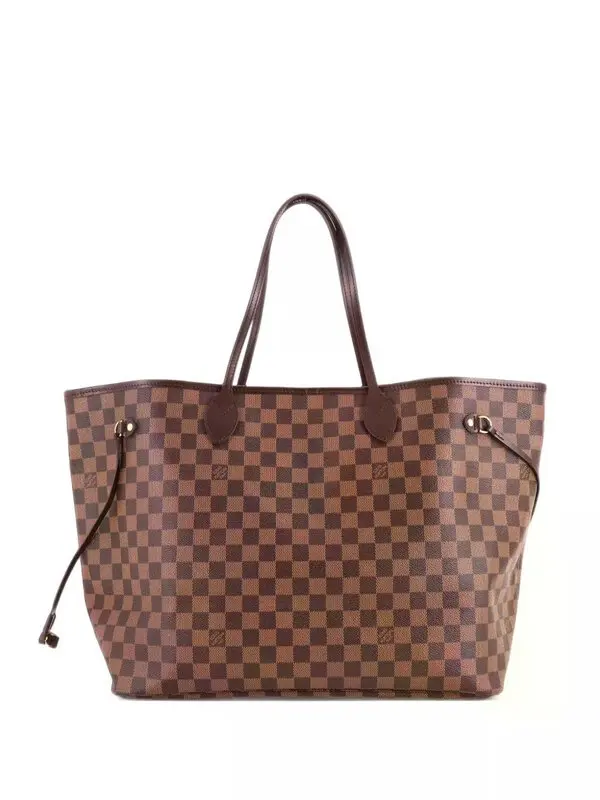 LOUIS VUITTON Neverfull Damier Gm Tote Bag - Brown