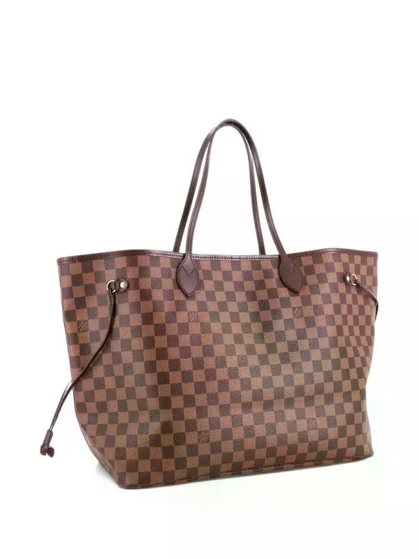LOUIS VUITTON Neverfull Damier Gm Tote Bag - Brown