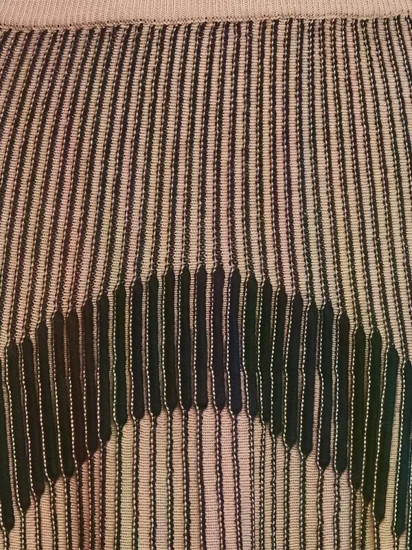MAISON MARGIELA Knit Midi Skirt - Neutrals