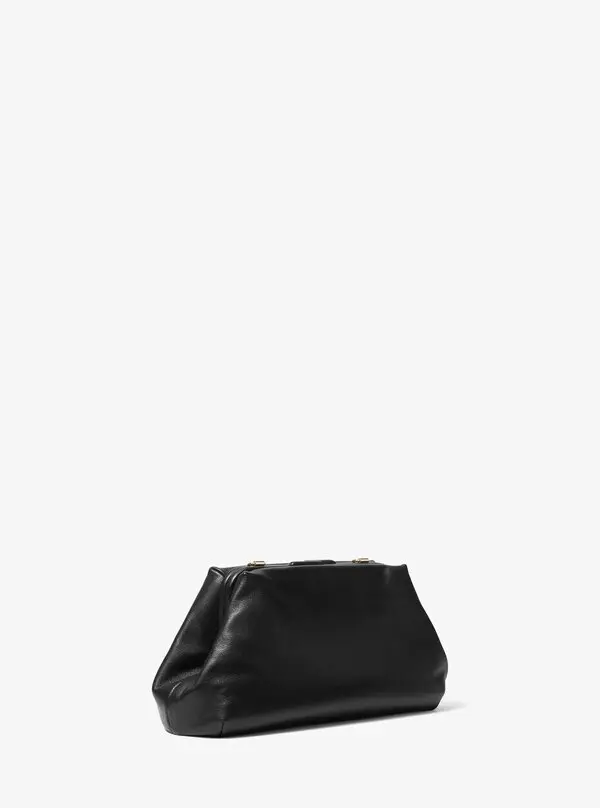 Michael Kors Goldie Small Leather Convertible Clutch In By