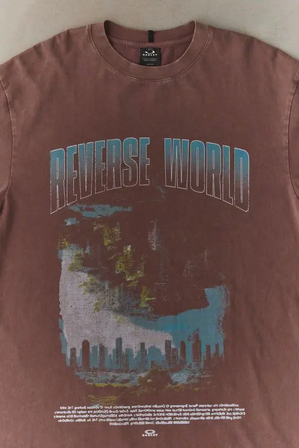 Oakley Reverse World Graphic Tee
