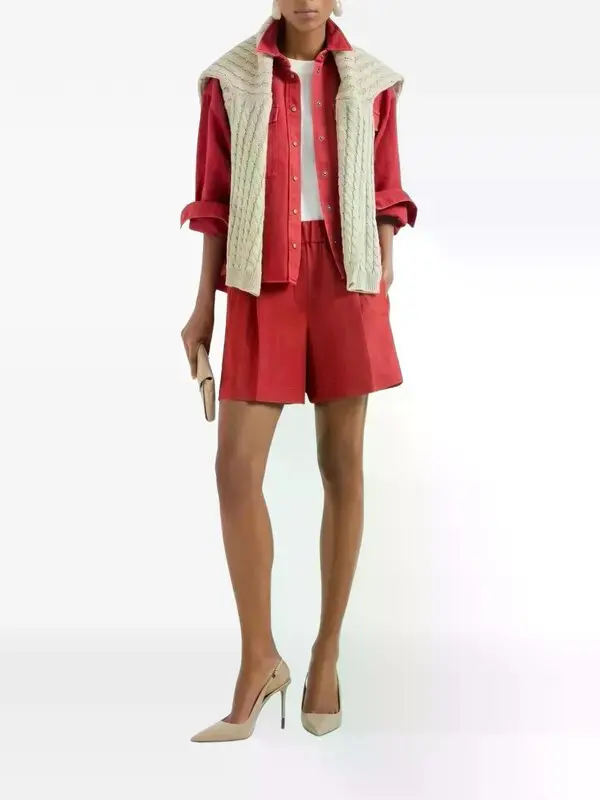 Brunello Cucinelli Pleated Elasticated-waist Shorts